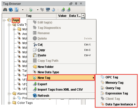 Types of Tags | Ignition User Manual